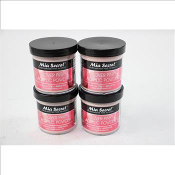 Mia Secret Cover Pink Acrylic Powder, 4 Pieces | Property Room