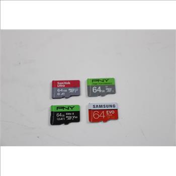 MicroSD Memory Cards, 64GB, Lot Of 8 | Property Room
