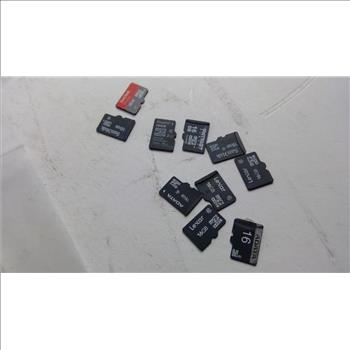 MicroSDHC Card Bulk Lot, 10 Pieces | Property Room