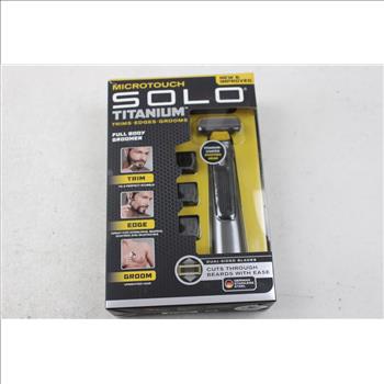 Microtouch Solo Titanium Electric Shaver | Property Room
