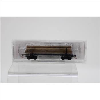 Micro-Trains Line 40' Modern Log Car With Uprights And Log Load ...