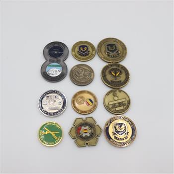 Military Challenge Tokens And Coins, 10+ Pieces | Property Room