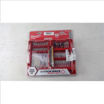 Milwaukee 50 PC. Impact Drill And Drive Set, 48-32-4024 | Property Room