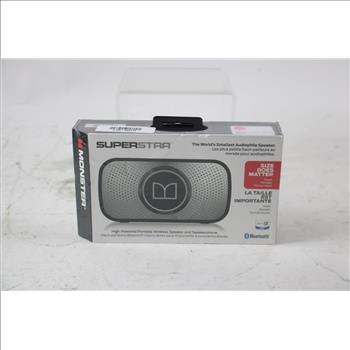 Monster Superstar Wireless Speaker And Speakerphone, 129260-00 ...