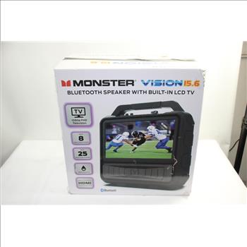 Monster, Vision 15.6 Bluetooth Speaker With Built- In LCD TV | Property ...