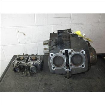 Motorcycle Engine Block And Head, Sold For Parts | Property Room