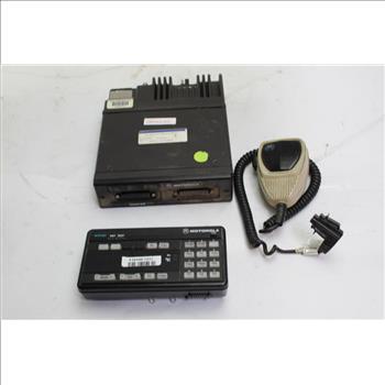 Motorola Control Unit, Microphone, And Radio 3 Pieces | Property Room