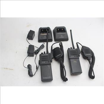 Motorola HT1000 2-Way Radios, 2 Sets | Property Room