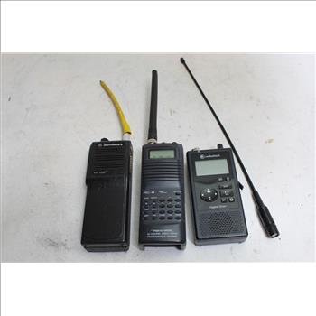 Motorola, Radioshack, Realistic 2 Way Radios/ Scanners 3 Pieces ...