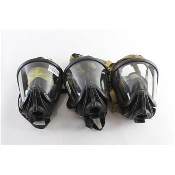 MSA S.C.B.A. Face Masks, S, M And L, 3 Pieces | Property Room
