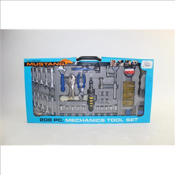 Mustang 208 Piece Mechanics Tool Set | Property Room