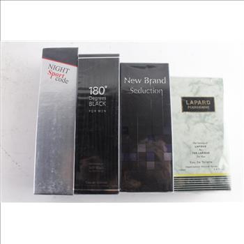 New Brand And Diamond Collection Mens Fragrances, 4 Pieces | Property Room