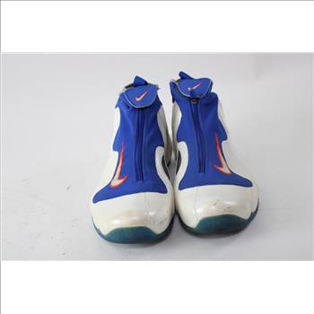 Nike Air Flightposite Men's Shoes, Size 10.5, Blue/ White | Property Room