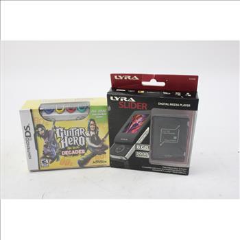 Nintendo DS Guitar Hero On Tour Decades Bundle And Digital Media Player ...