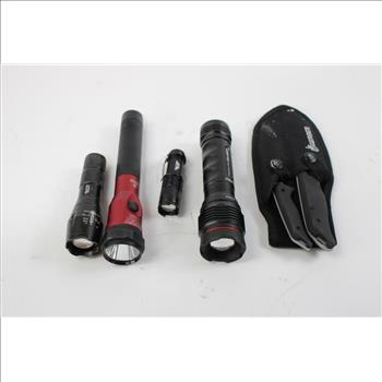 Noise Cancelling Headphones, Redline Blast Flashlight, Main Stays Chef ...