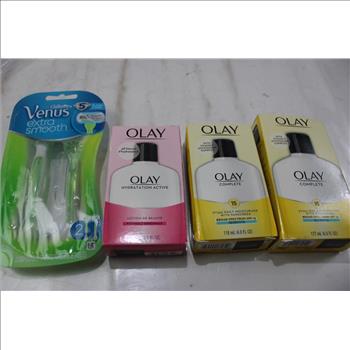 Olay Face Cream And Gillete Razors 4 Pieces | Property Room