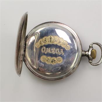 Omega .800 Silver Pocket Watch | Property Room
