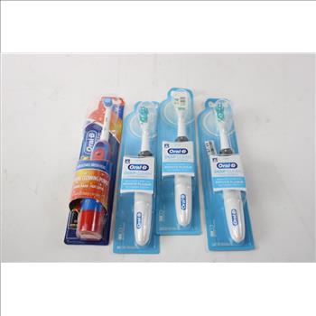 Oral-B Battery Powered Toothbrushes, 4 Count | Property Room