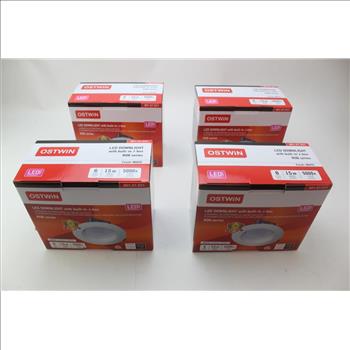 Ostwin LED Downlight With Built In J Box: 4 Pieces | Property Room