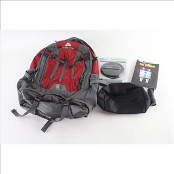 Ozark Trail Backpack With Onn CD Player And More, 3 Pieces | Property Room
