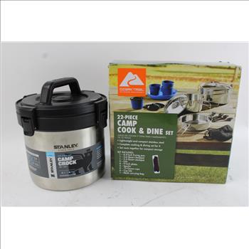Ozark Trail Outdoor Equipment & Stanley Camp Crock | Property Room