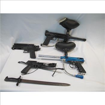 Paintball Guns, Knife, Crossbow: 5 Items | Property Room
