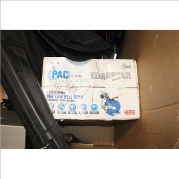 Pallet Of Rifle Cases, Crowbar, Well Pump And More Items 6+ Pieces ...