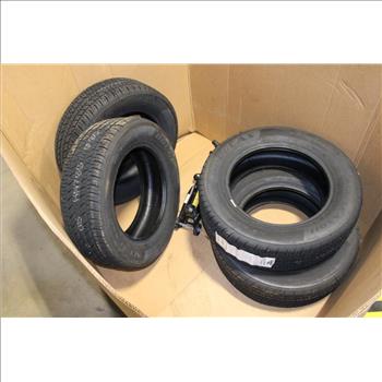 Pallet With 4 Douglas 60 Inch Tires And More | Property Room