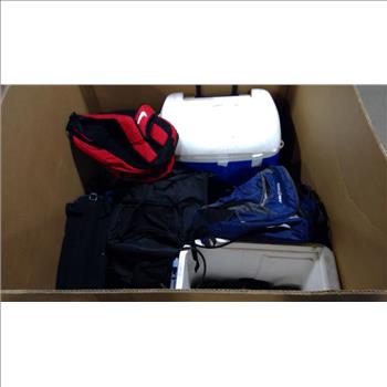 Pallet With Bags, Coolers, And More, 5+ Pieces | Property Room