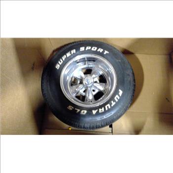 Pallet With Cragar Rims & Futura Tires | Property Room