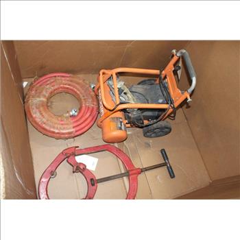 Pallet With Ridgid Air Compressor And More, 3 Pieces | Property Room