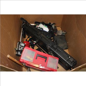 Pallet With Rifle Case, Tools & More, 15+ Pieces | Property Room