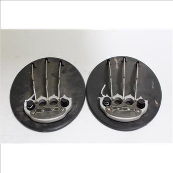 Pantera Framed Claws, Stainless Steel, 2 Pieces | Property Room