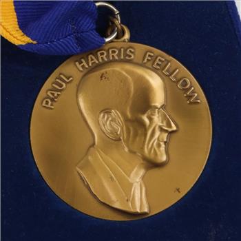 Paul Harris Fellow Medallion And Lapel Pin | Property Room