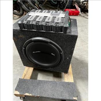 Phoenix Gold RX Subwoofer Box With Amp | Property Room