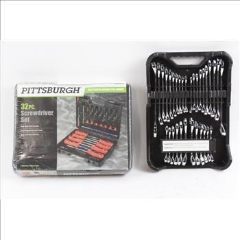 Pittsburgh Wrench Set And Scredriver Set, 2 Pieces | Property Room