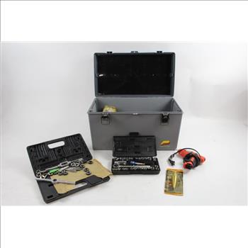 Plano Plastic Tool Box With Assorted Hardware | Property Room