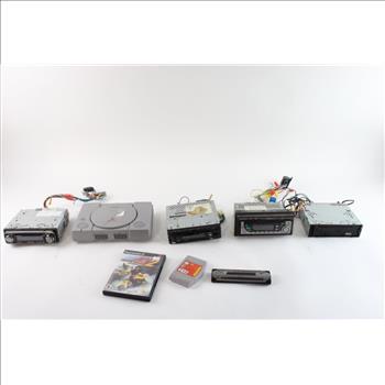 Playstation 1 Console, Car Radios & More, 5+ Pieces | Property Room