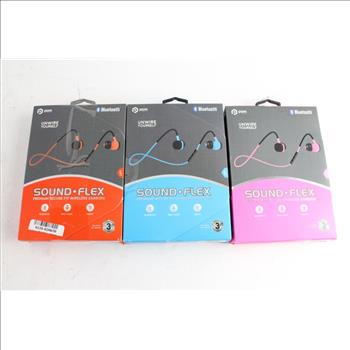 Pom Gear Wireless Bluetooth Headphones, 3 Pieces | Property Room