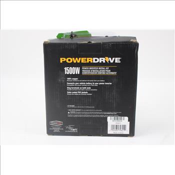 Power Drive 1500W Power Inverter Install Kit | Property Room