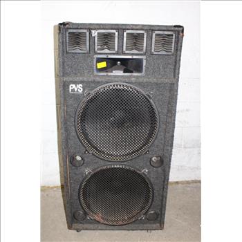 Power Voice Systems Large Wheeled Speaker | Property Room
