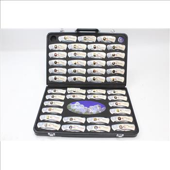 Presidential Knife Collector's Set 1789-2001, 43 Pieces | Property Room