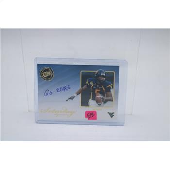 Press Pass Legends 2009 Signed Signature Saturday Pat White Trading ...