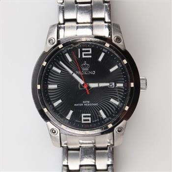 ProKing Black Dial Stainless Steel Watch | Property Room