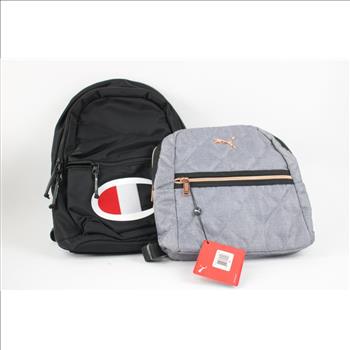 Puma Mini Backpack, Champion Mini Backpack, And More, 3 Pieces ...