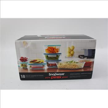 Pyrex Pure Glass Snapware 18 Piece Set | Property Room