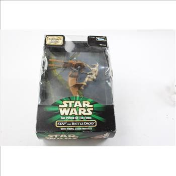 Qiyun Kenner Star Wars Stap And Battle Droid POTF Action Figure ...