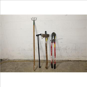 Rake, Axe, And More, 4 Pieces | Property Room
