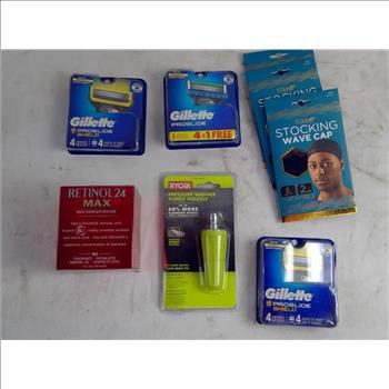 Razor Cartridges, Wave Caps, And More, 8 Pieces | Property Room