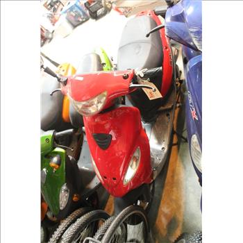 Red Jonway Moped | Property Room